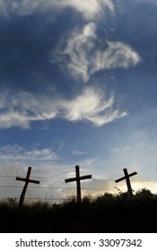 3,795 Three crosses silhouette Images, Stock Photos & Vectors ...