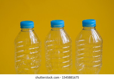 Three Empty Single Use Plastic Bottles Stock Photo 1545881675 ...