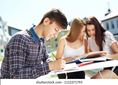 Three High School Students Students Friends Stock Photo (Edit Now ...
