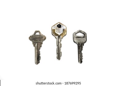 Three Keys Isolated Stock Photo 187699295 | Shutterstock