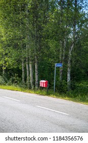Three Mail Boxes Bus Stop Finland Stock Photo 1184356576 | Shutterstock