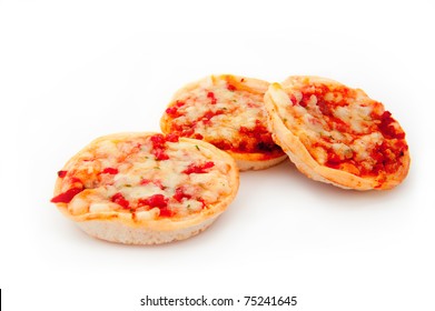 Three Mini Pizzas Stock Photo 75241645 | Shutterstock