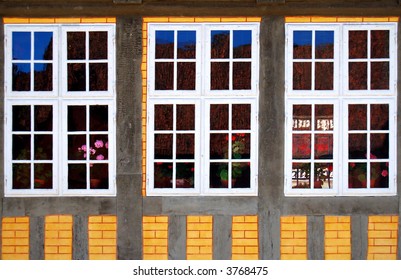 Three Old Windows Denmark Stock Photo 3768475 | Shutterstock