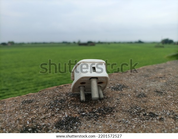 Three Pin Power Plug Background Stock Photo 2201572527 | Shutterstock