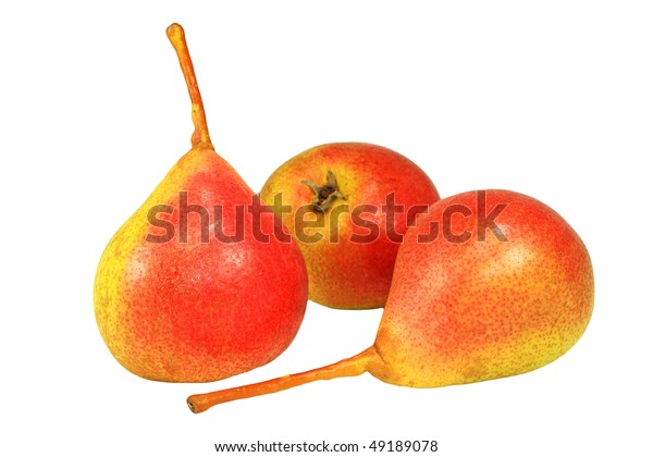 Three Red Pears Stock Photo 49189078 | Shutterstock