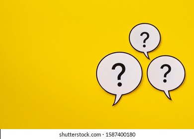 Border Question Marks Speech Bubbles Stock Photo (Edit Now) 1585602241