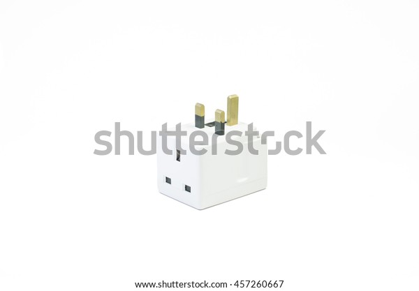 Three Way Electric Socket Isolated On Stock Photo 457260667 | Shutterstock