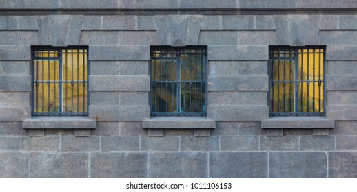 Three Windows Row On Facade Urban Stock Photo 1011106153 | Shutterstock