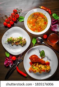 1,459 Three Course Dinner Images, Stock Photos & Vectors | Shutterstock