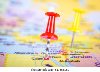 Thumbtack Map Stock Photo 517863181 | Shutterstock