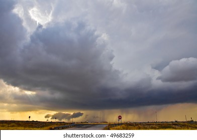 Thunderstorm Sunset Stock Photo 49683259 | Shutterstock