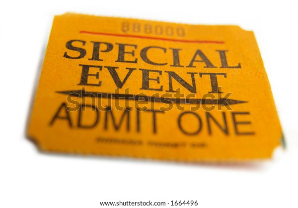 Ticket Stub Stock Photo (Edit Now) 1664496