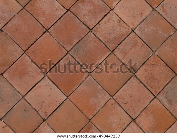 Tile Seamless Ceramic Brown Texture Stock Photo (Edit Now) 490449259
