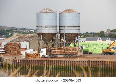 Timber Export Import Loading On Cargo Stock Photo 2024864363 | Shutterstock