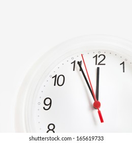 Analog White Clock Showing Time Stock Photo 1882928296 | Shutterstock