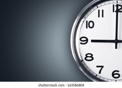 Time Concept Close View Clock On Stock Photo 163586804 | Shutterstock