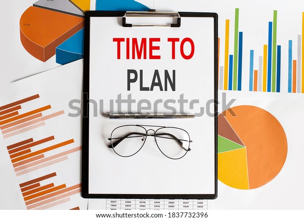 Time Plan Conceptual Background Chart Papers Stock Photo 1837732396 ...