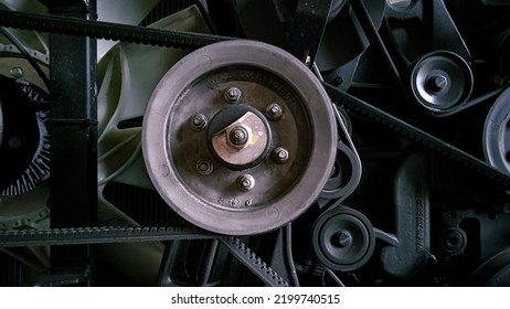 Timing Belt Rollers Installed On Old Stock Photo 2199740515 | Shutterstock