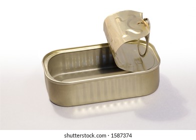 Tin Can Empty Fish Stock Photo 1587374 | Shutterstock