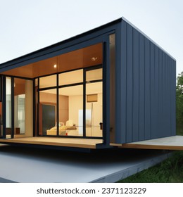 Prefab Steel Retail Store 3d Rendering AI-generated image 2274999649 ...