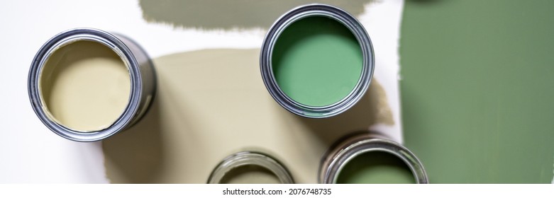 Tiny Sample Paint Cans During House Stock Photo 2076748735 | Shutterstock