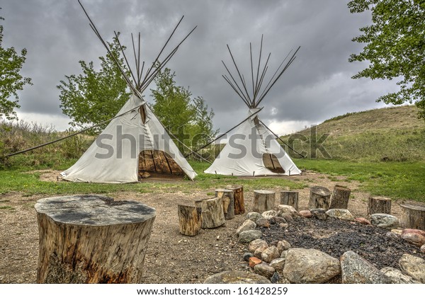 Tipi Tepee Teepee Conical Tent Traditionally Stock Photo 161428259 ...
