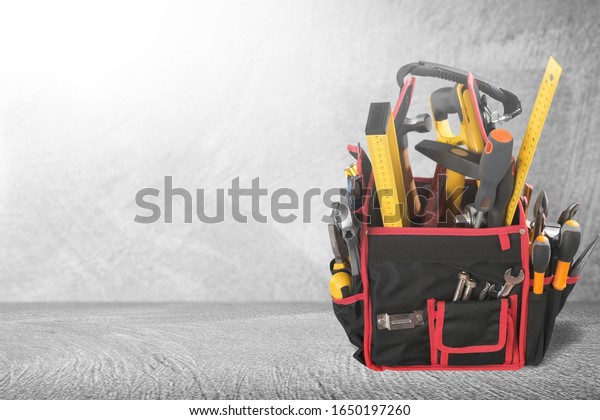 Toolbox Various Work Tools On Desk Stock Photo 1650197260 | Shutterstock