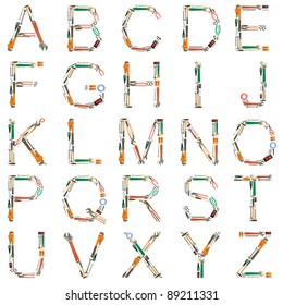 49,728 Alphabet of tools Images, Stock Photos & Vectors | Shutterstock