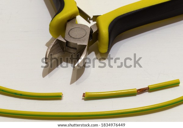 Tools Electrical Work Cut Wires Close Stock Photo 1834976449 | Shutterstock