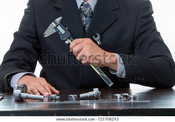 Tools Mechanical Engineer Working Many Tightening Stock Photo (Edit Now ...