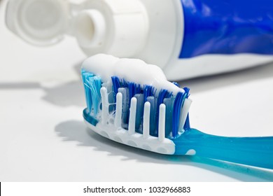 Toothbrush Paste Stock Photo 1032966883 | Shutterstock