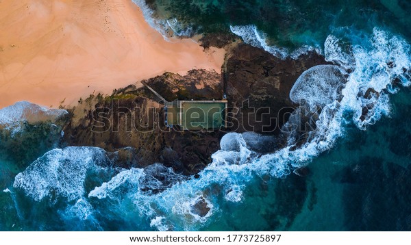Top Down Aerial View Empty Rock Stock Photo 1773725897 | Shutterstock