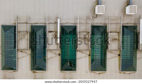 Top Down View Modern Triangular Shape Stock Photo 2059227947 | Shutterstock