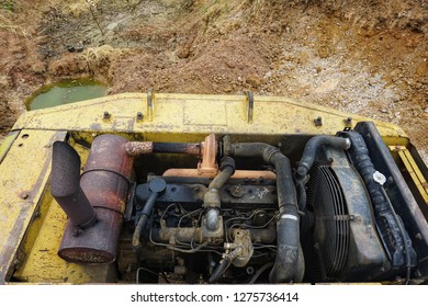 Top View Backhoe Engine Stock Photo 1275736414 | Shutterstock