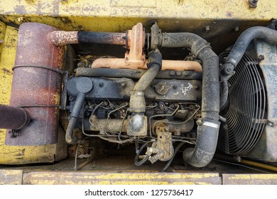 Top View Backhoe Engine Stock Photo 1275736417 | Shutterstock