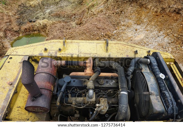 Top View Backhoe Engine Stock Photo 1275736414 | Shutterstock