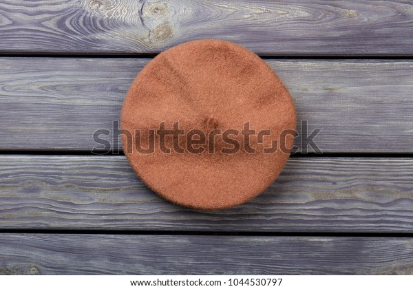 Top View Beret Hat Top View Stock Photo 1044530797 | Shutterstock