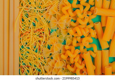 Top View Different Types Macaroni On Stock Photo 2199985413 | Shutterstock