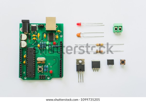 Top View Electronics Component Such Pcb Stock Photo (Edit Now) 1099735205