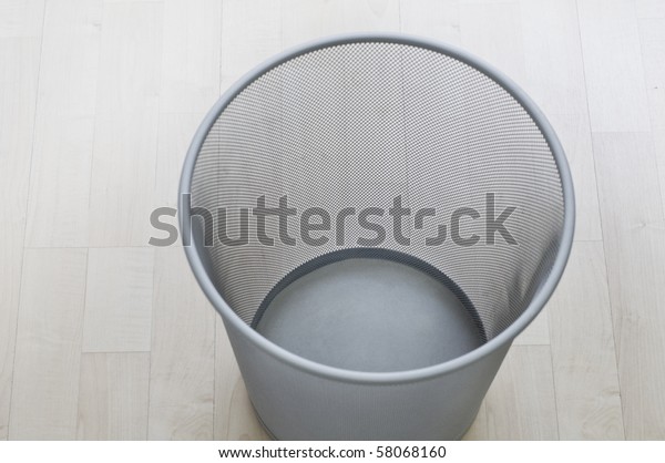 Top View Empty Trash Can Stock Photo (Edit Now) 58068160
