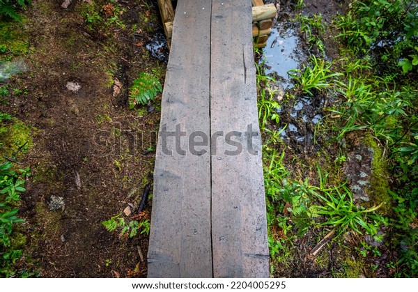 Top View Looking Down On Boardwalk Stock Photo 2204005295 | Shutterstock
