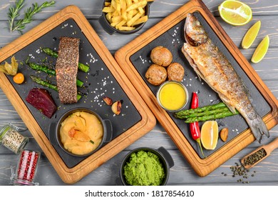 Top View On Buffet Table Different Stock Photo 1817854610 | Shutterstock