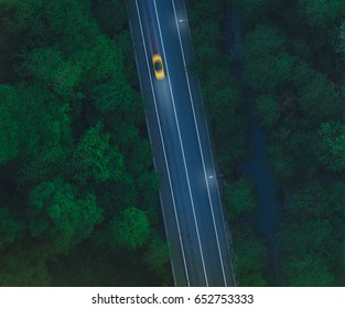 Top View Path Through Trees View Stock Photo (Edit Now) 652753333