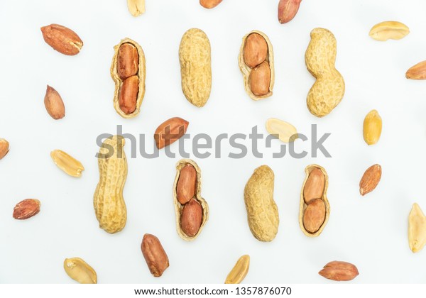 Top View Peanuts Hulls Nut Shell Stock Photo (Edit Now) 1357876070