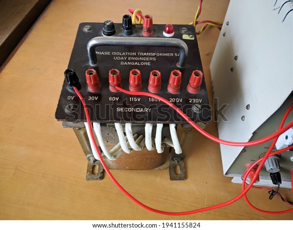 Top View Single Phase Voltage Transformer Stock Photo 1941155824 ...