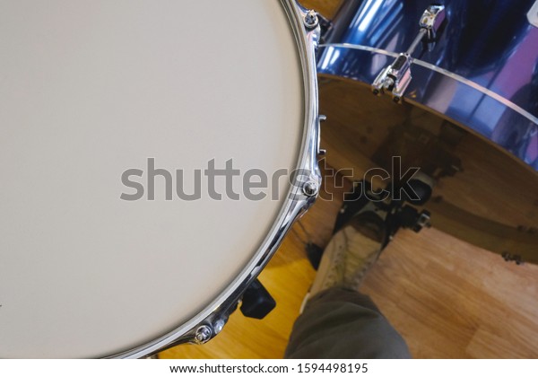 Top View Snare Drumset Instruments Drummer Stock Photo 1594498195 ...
