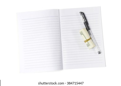 Paper Sheets Pile Abstract Written Text Stock Vector (Royalty Free ...
