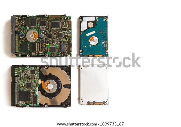 Top View Storage Device Such Hard Stock Photo 1099735187 | Shutterstock