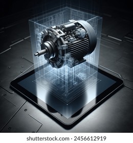 Top View Vertical Exploded Accurate Diagrammatic AI-generated image ...