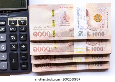 Topview Stack 1000 Bath Thai Money Stock Photo (Edit Now) 2092060969